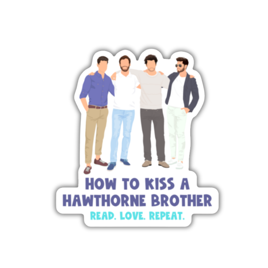 Hawthorne Brothers Read. Love. Repeat. 3x3 inch Sticker - Jenny Proctor ...